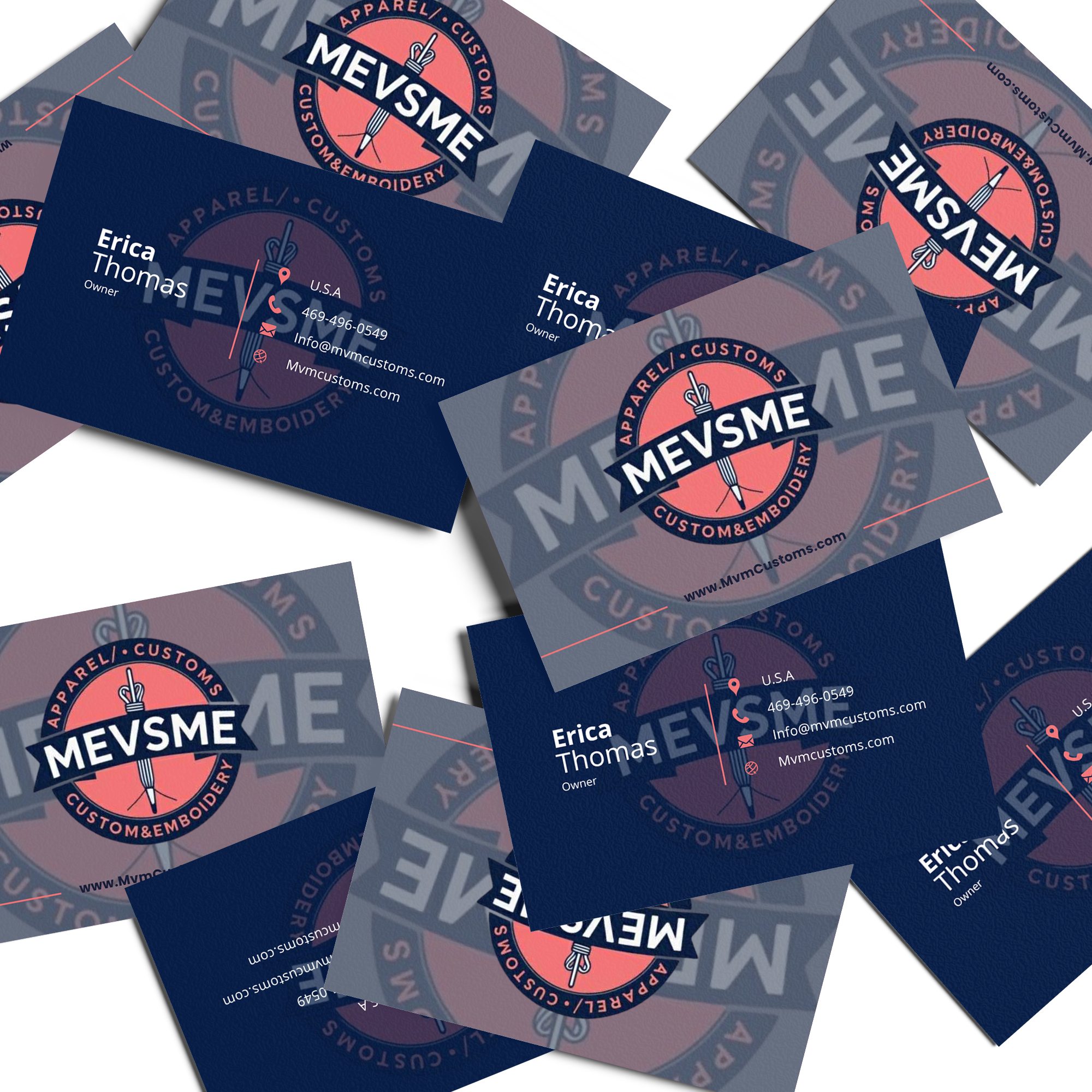 Business Cards – MeVsMe Apparel
